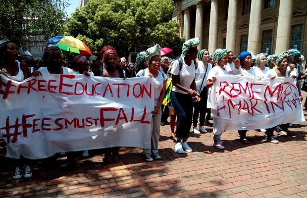 South African students vow to fight for free education | Premium Times ...