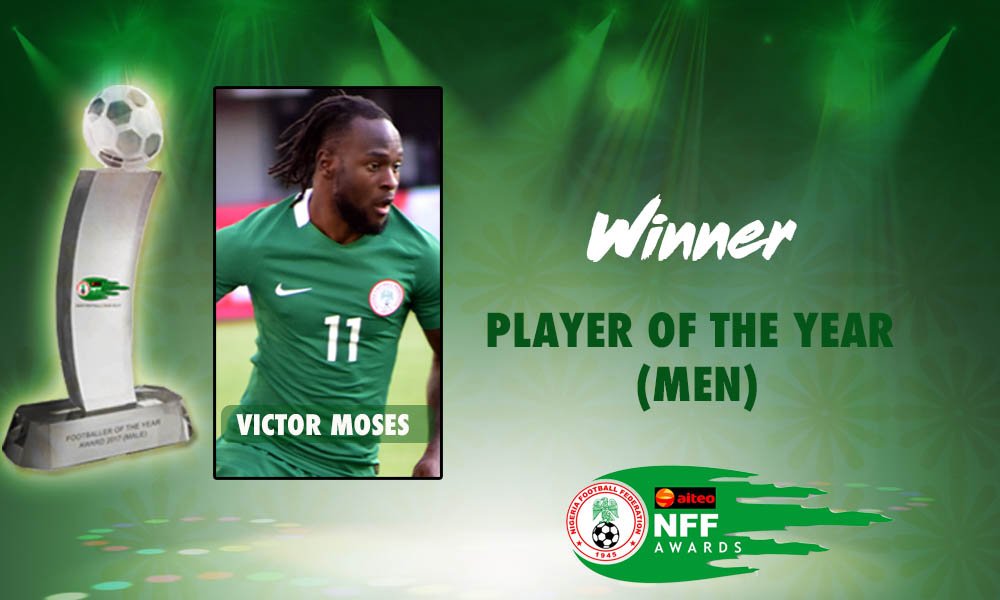 NFF Awards: Victor Moses, Oshoala pick top prizes | Premium Times Nigeria