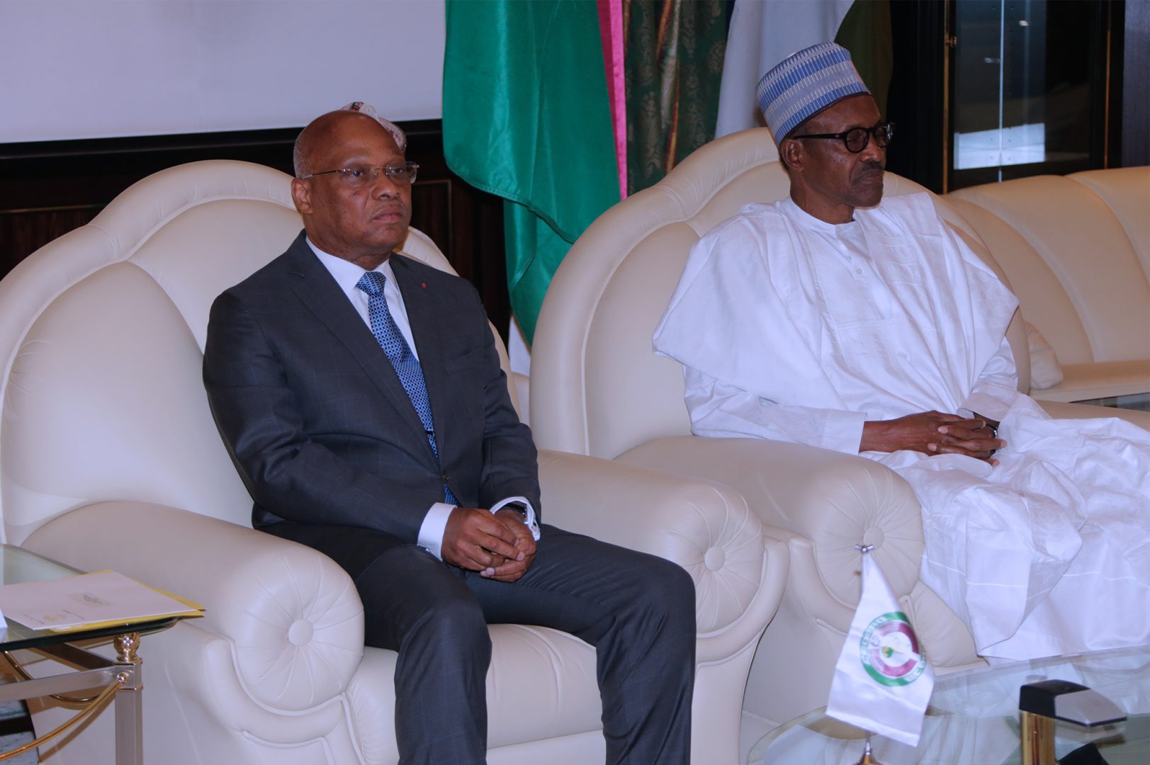 PHOTOS: Buhari receives ECOWAS president in Abuja | Premium Times Nigeria