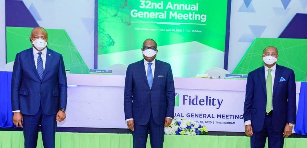 Fidelity bank holds AGM, grosses N6.6bn in Q1 2020