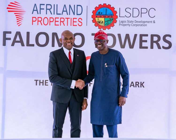 Sanwo-Olu, Elumelu officially launch development of new Falomo Towers