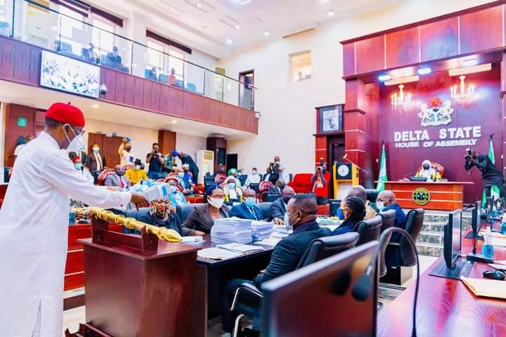 Okowa presents N561.8 billion budget for 2023