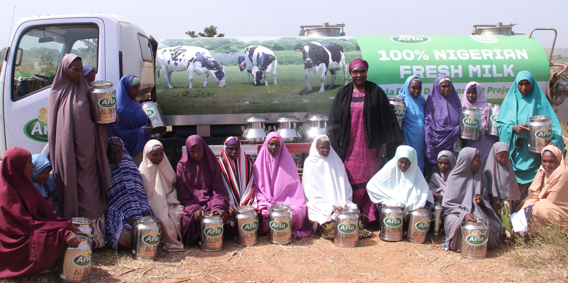 Local dairy farmers excited, as Arla Foods distributes milk cans to ...