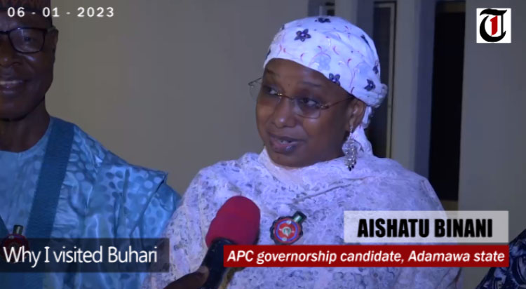 VIDEO: Why I visited Buhari at the villa - Binani | Premium Times Nigeria