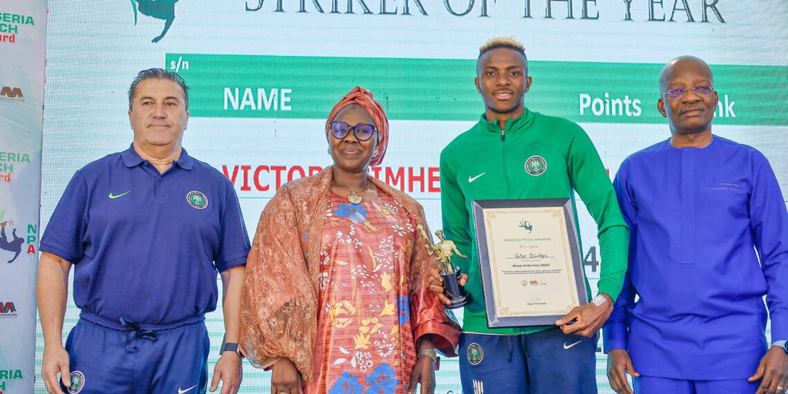 Osimhen, Oshoala lead winners at the 9th Nigeria Pitch Awards