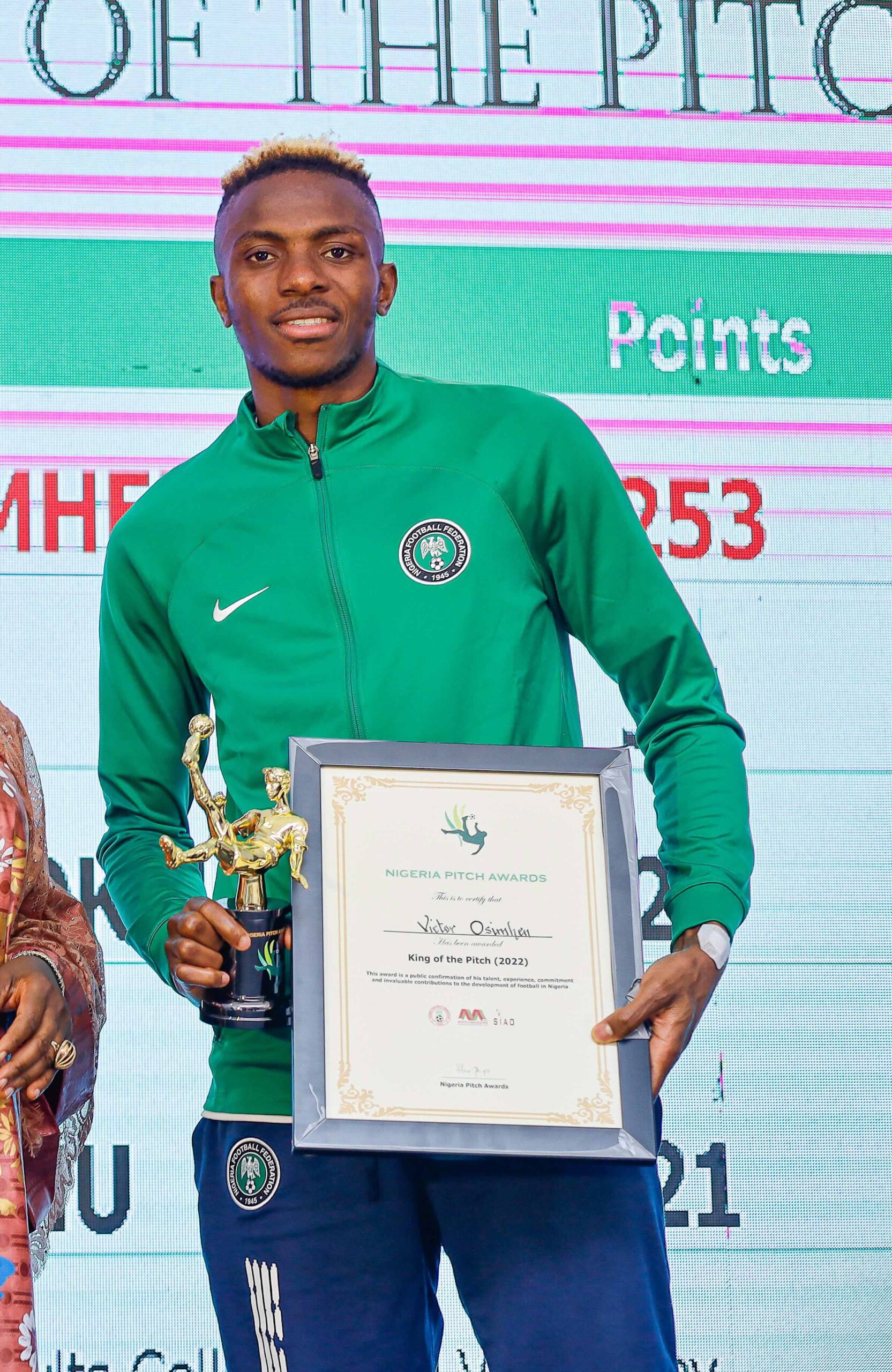 Osimhen, Oshoala lead winners at the 9th Nigeria Pitch Awards