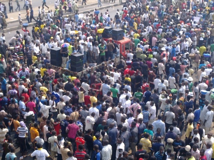 On Day 4 in Lagos, it was another massive crowd | Premium Times Nigeria